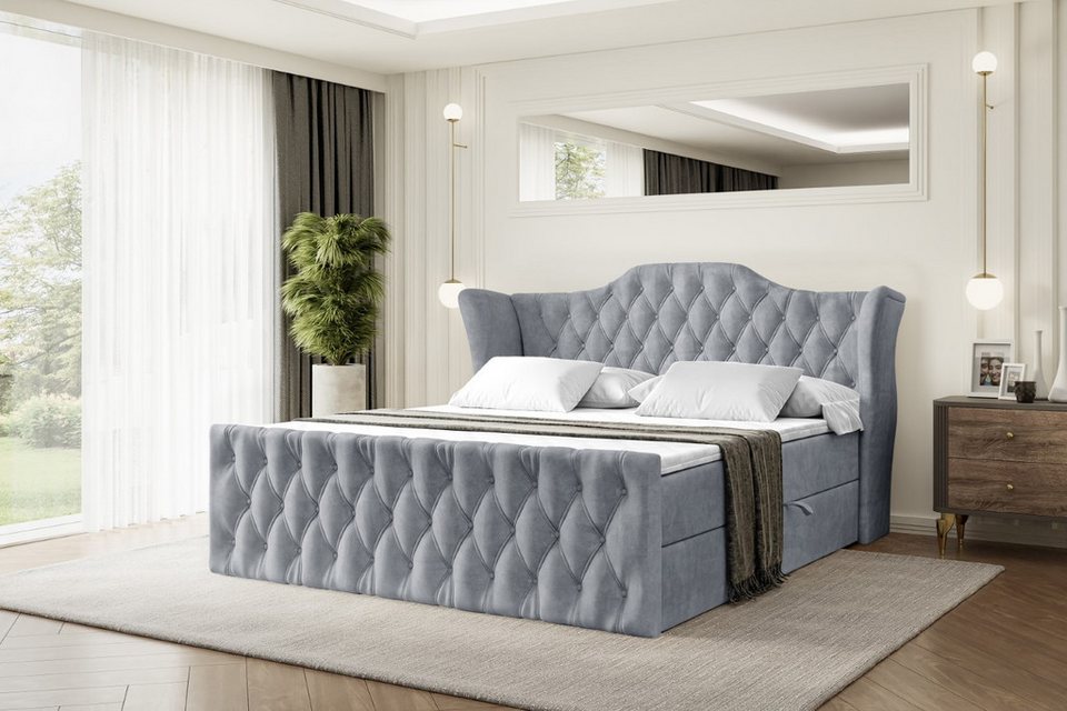 Altdecor Boxbett Vila Z Multipocket Matratze H4 H3 Matratze